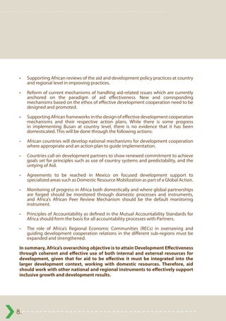 NEPAD: Africa Action Plan on Development Effectiveness | PDF