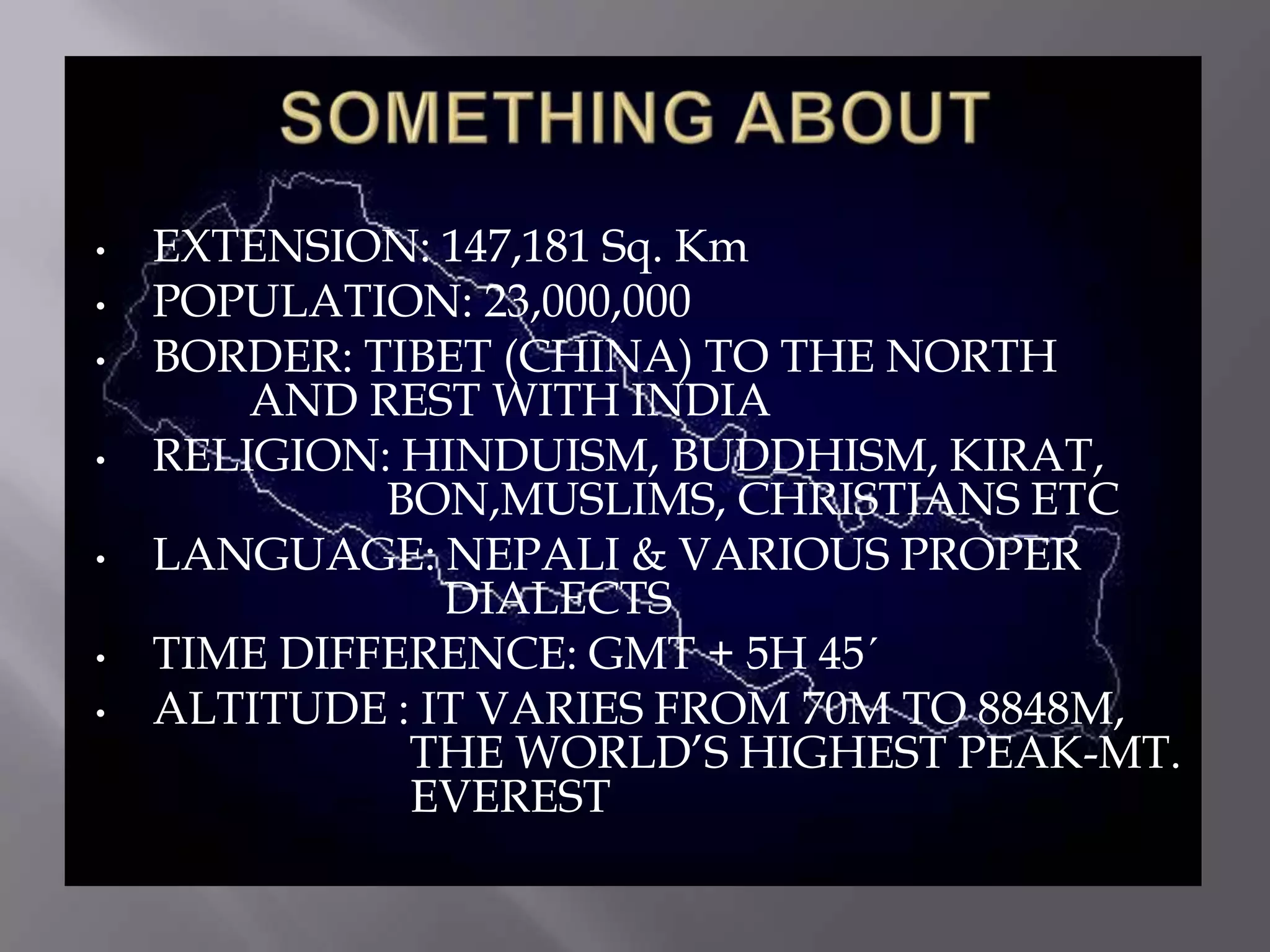 Nepal and its Culture | PPTX