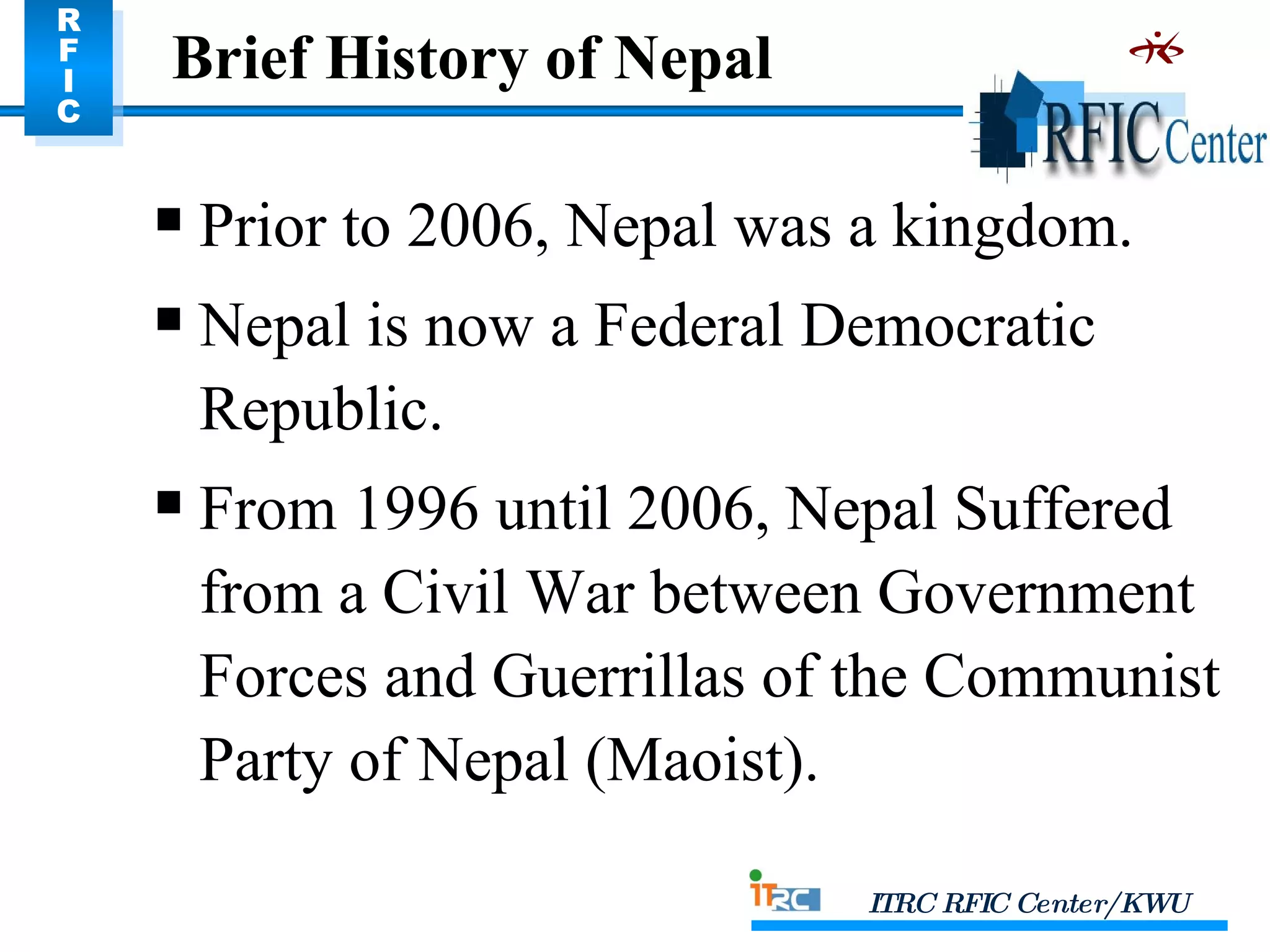 Nepal Introduction | PPT
