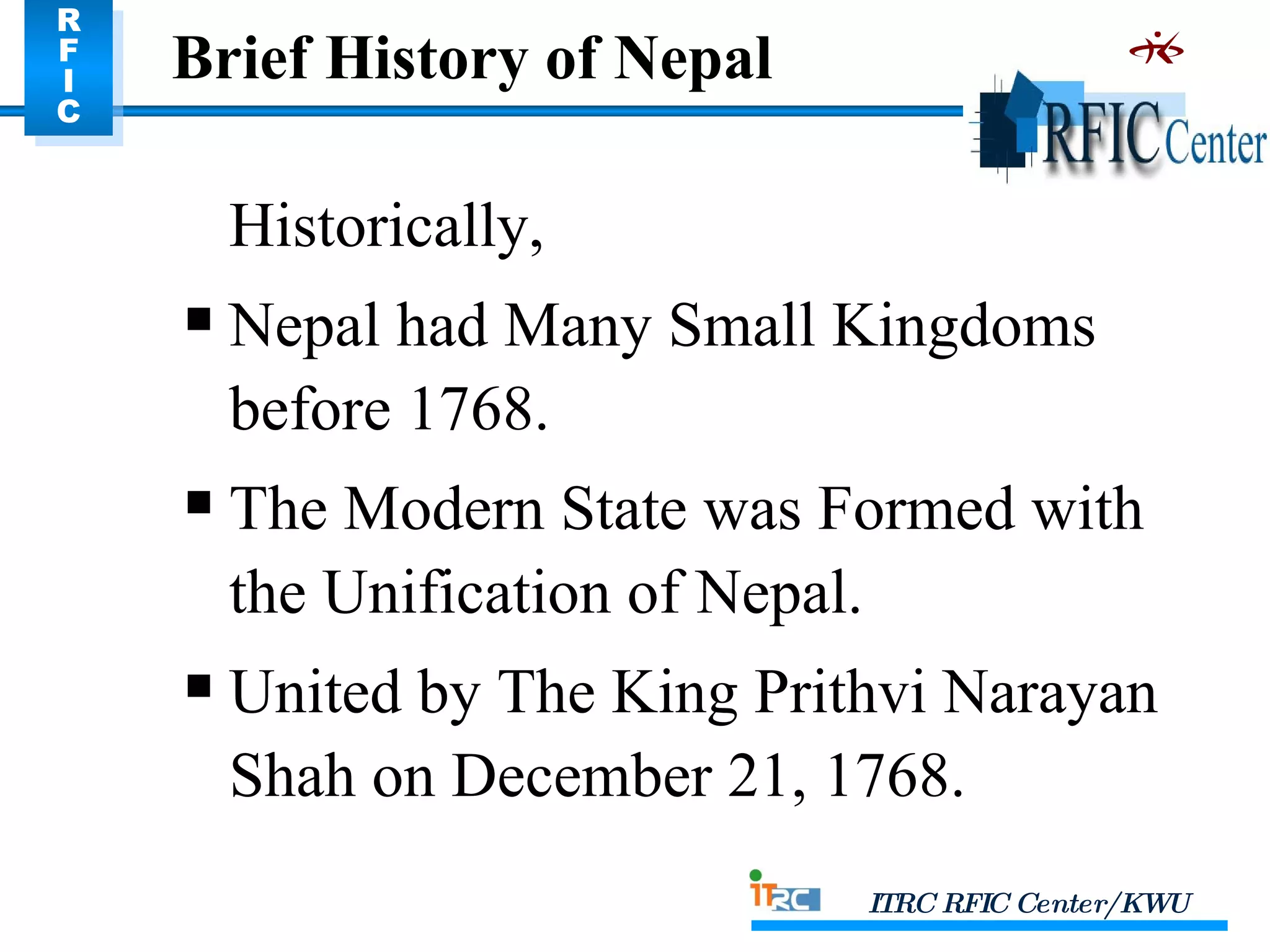 Nepal Introduction | PPT