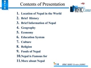 Nepal Introduction | PPT
