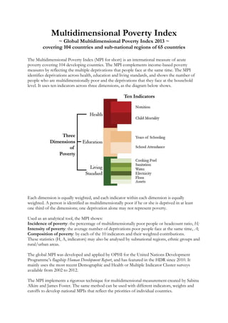 Nepal oxford poverty & human dev initiative-2013 | PDF