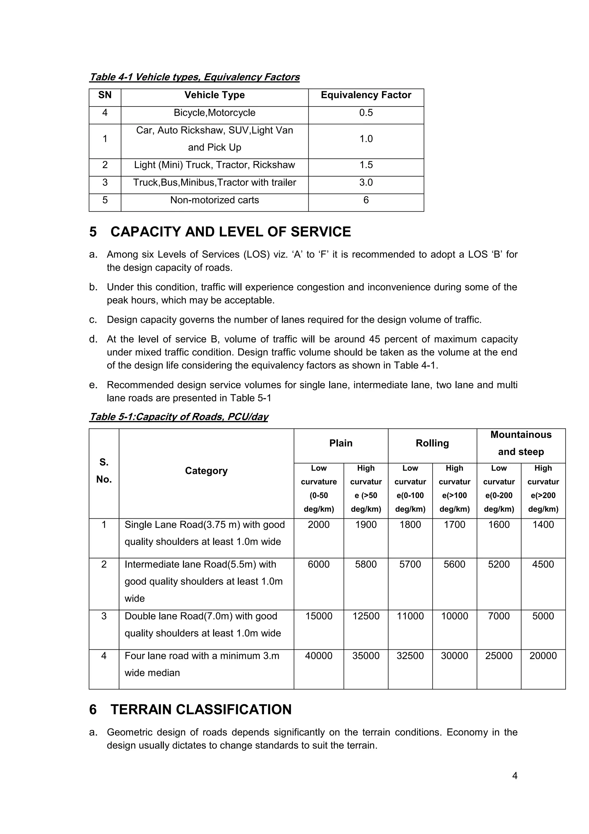 Nepal road-standard-2070 | PDF
