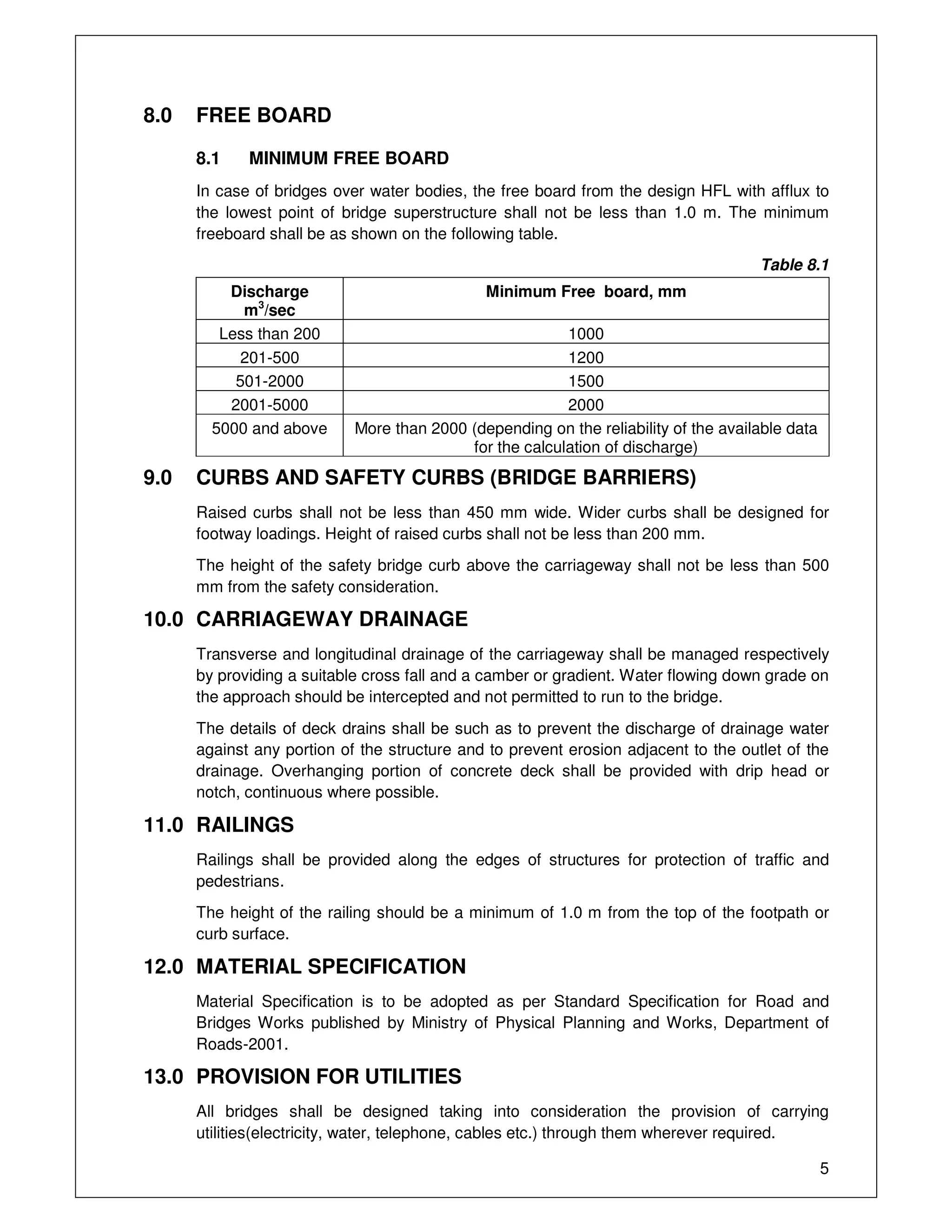 Nepal bridge standards 2067 | PDF