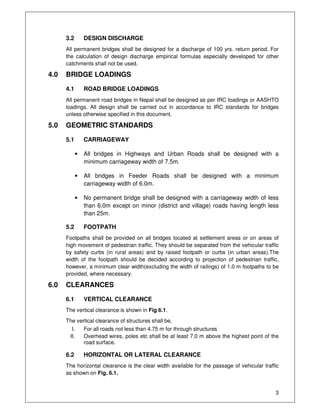 Nepal bridge standards 2067 | PDF