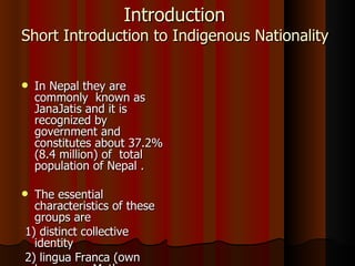 Nepal Country Presentation12 | PPT