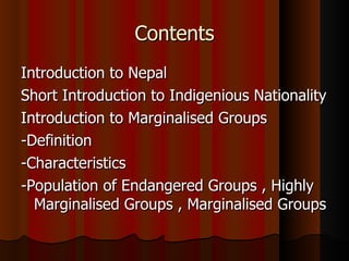 Nepal Country Presentation12 | PPT