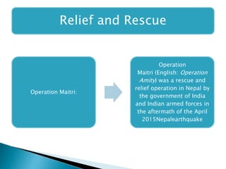 Case Study on Nepal earthquake | PPTX