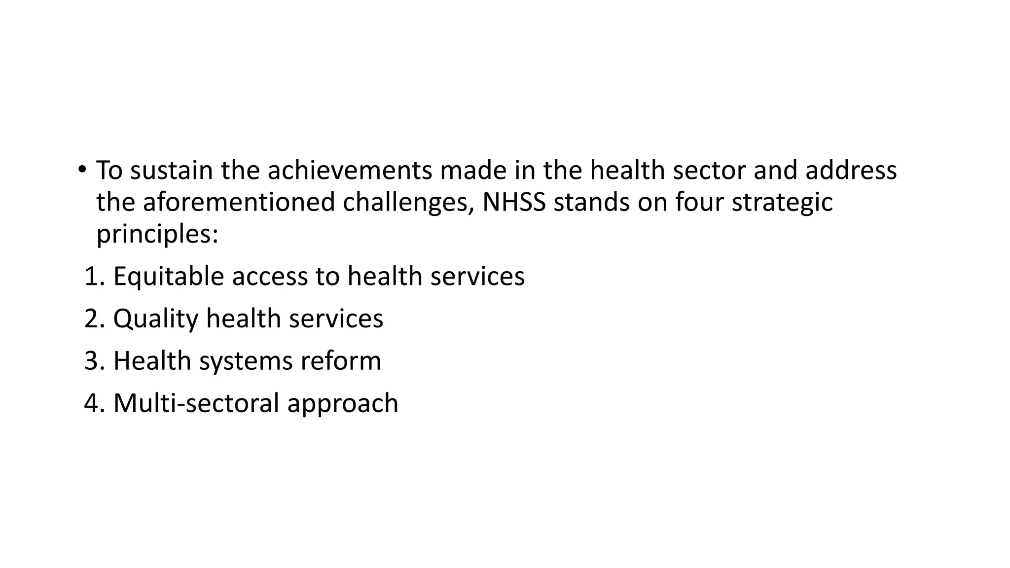 Nepal health sector strategy Outcome 1 | PPTX