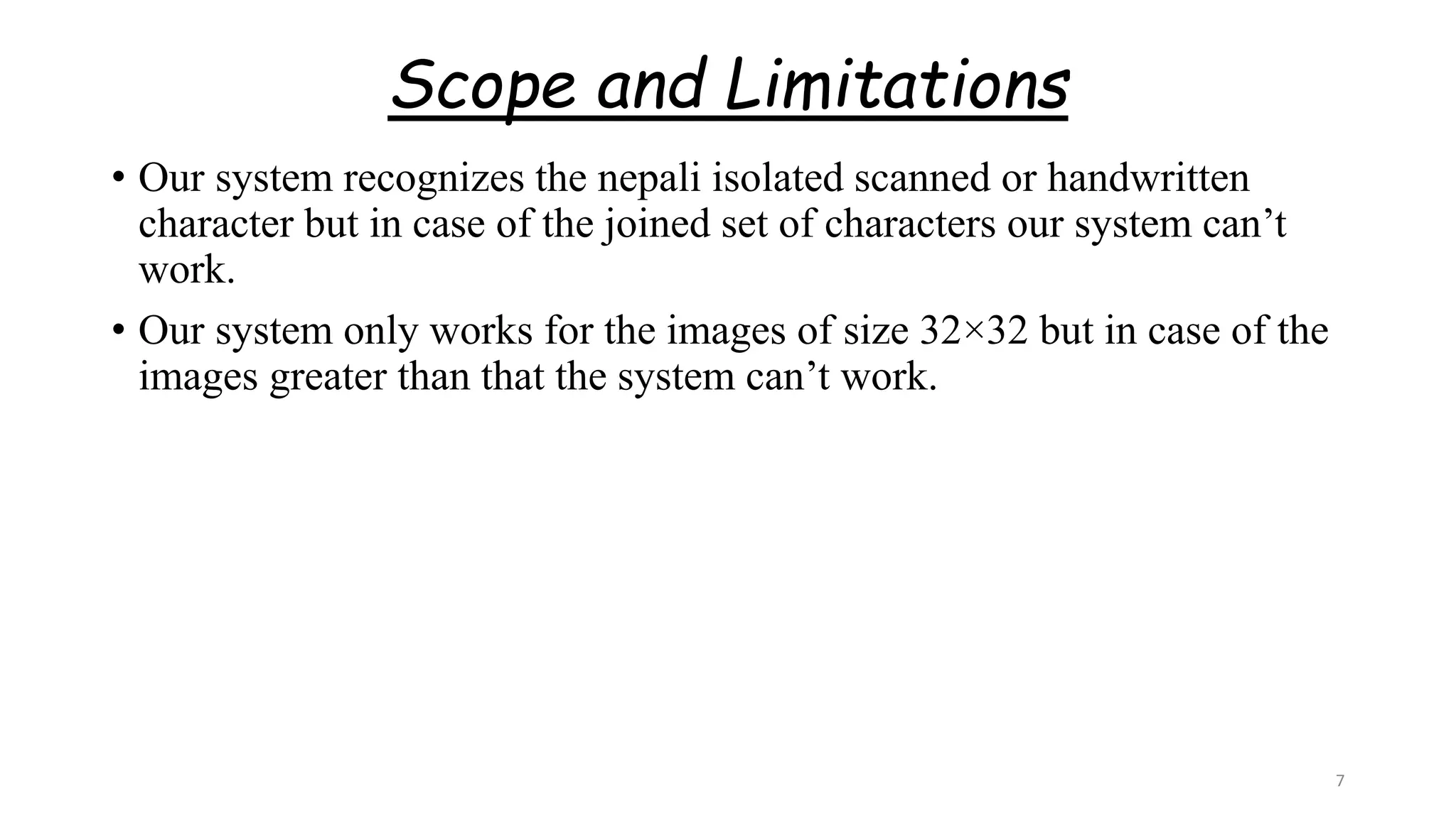 Nepali character classification | PPTX