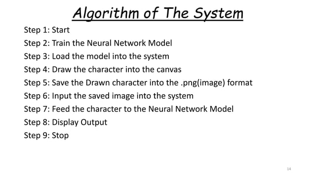 Nepali character classification | PPT