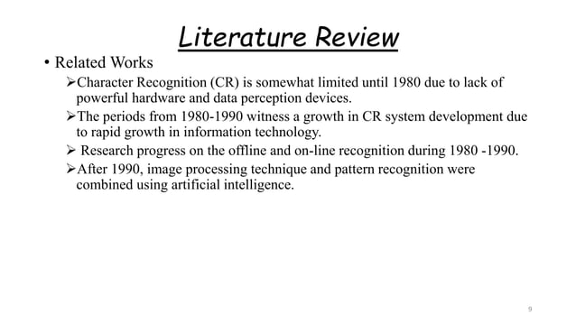 Nepali character classification | PPT