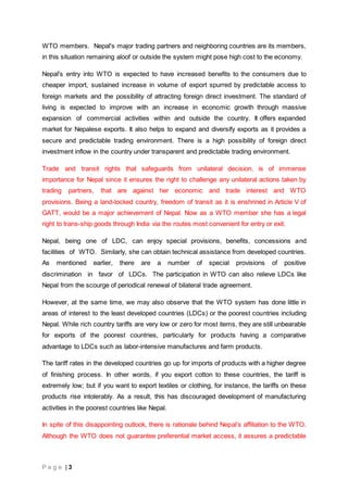 Nepal in wto v1 | DOCX