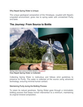 Nepali Spring Water.pdf | Geography | Science
