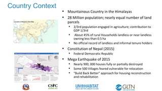 Developing Land Policy and Fit-for-Purpose Land Administration Strategy ...