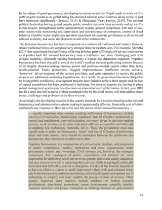 Nepal management development scenario 2018 | PDF