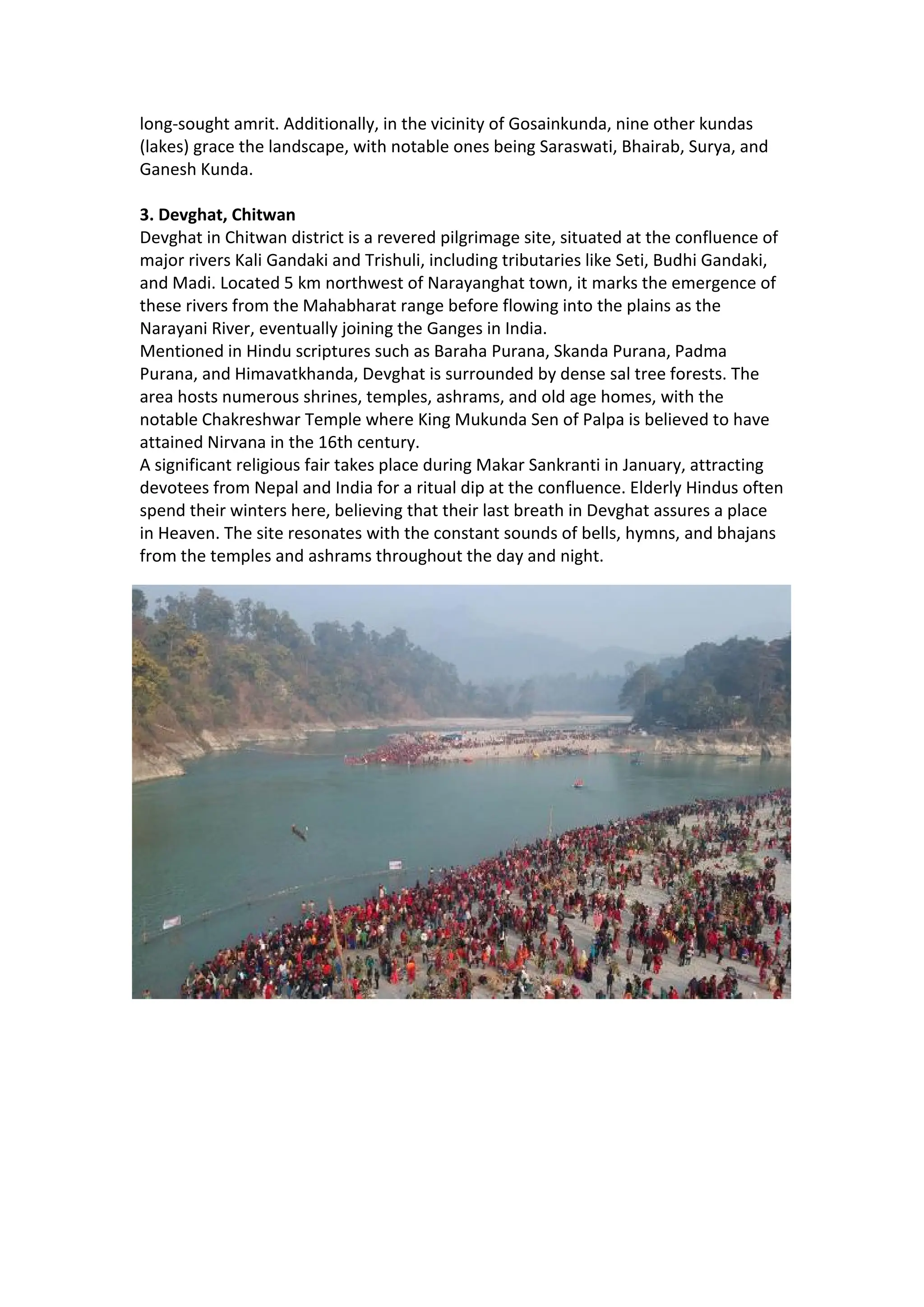 Nepal Pilgrimage Tours | Spiritual Tourism | PDF
