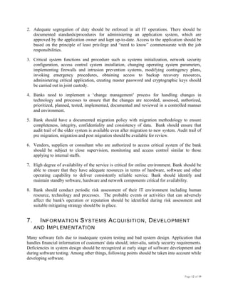 Nepal Rastra Bank Information Technology Guidelines | PDF