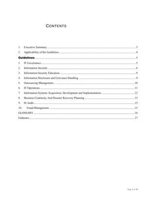 Nepal Rastra Bank Information Technology Guidelines | PDF