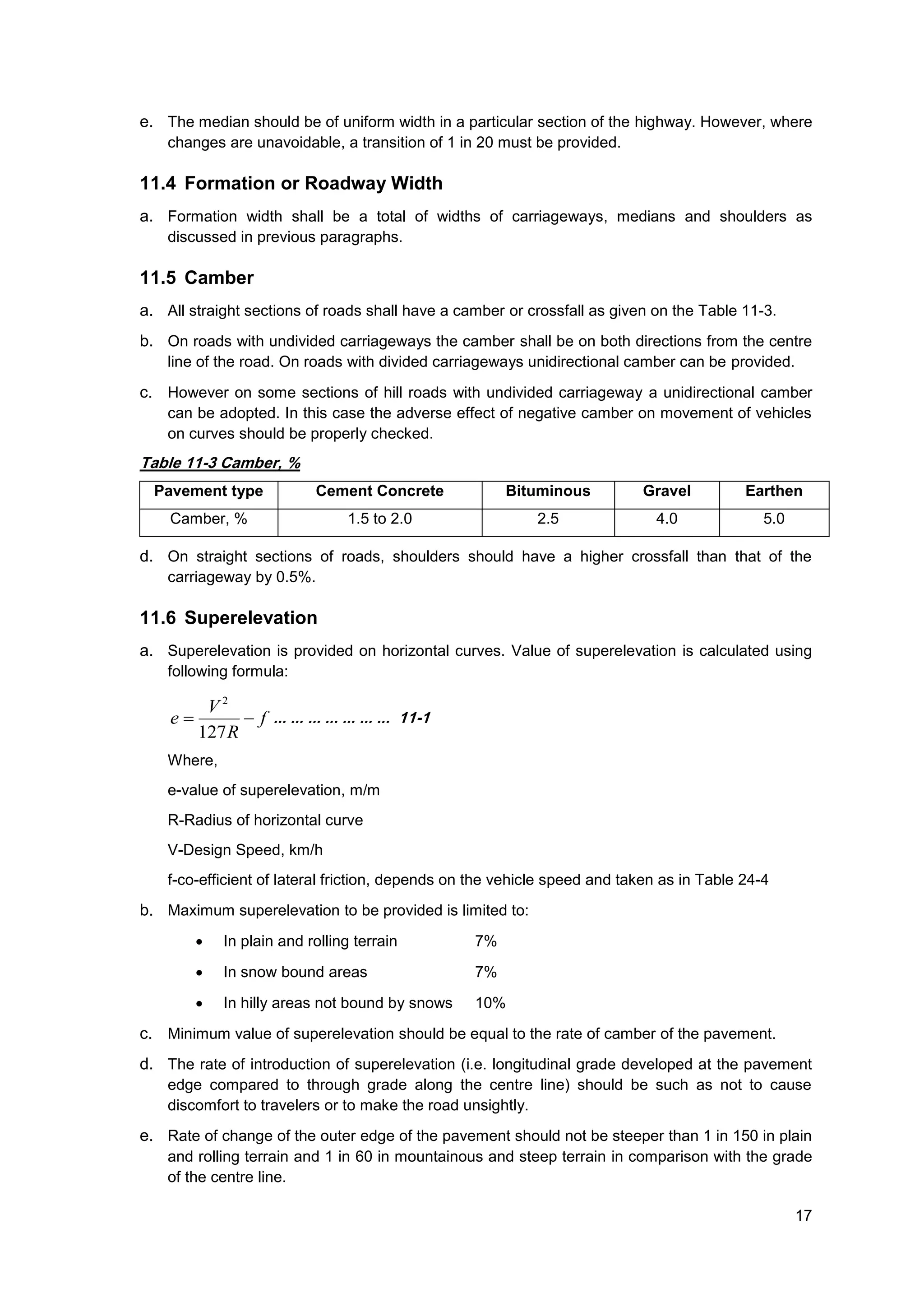 Nepal road standard 2070 | PDF