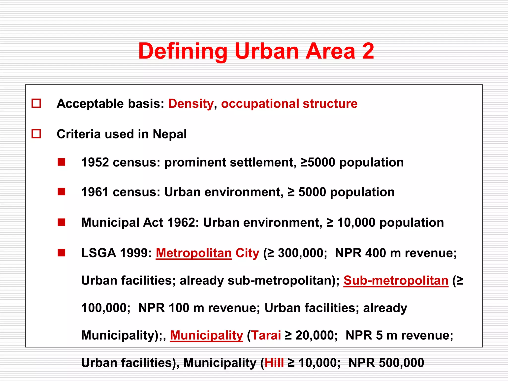 Nepal's Urban Planning and Dvelopment | PPSX