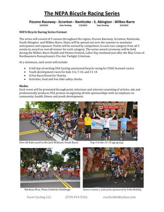 Nepa Sponsorship Form | PDF | Cycling | Sports