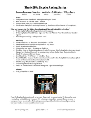 Nepa Sponsorship Form | PDF | Cycling | Sports