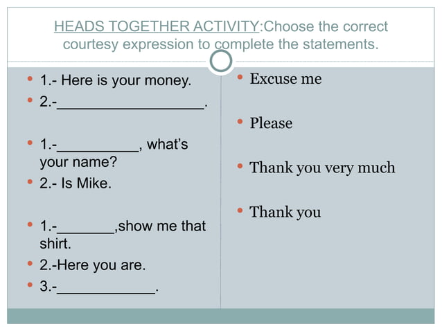 Nepbe 2 do grado unit 4 courtesy exp | PPT
