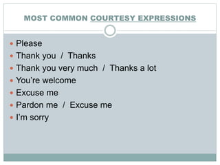 Nepbe 2 do grado unit 4 courtesy exp | PPT