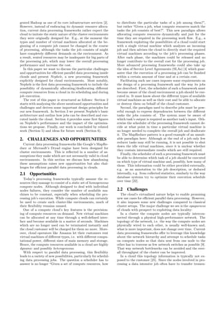 Nephele efficient parallel data processing in the cloud | PDF