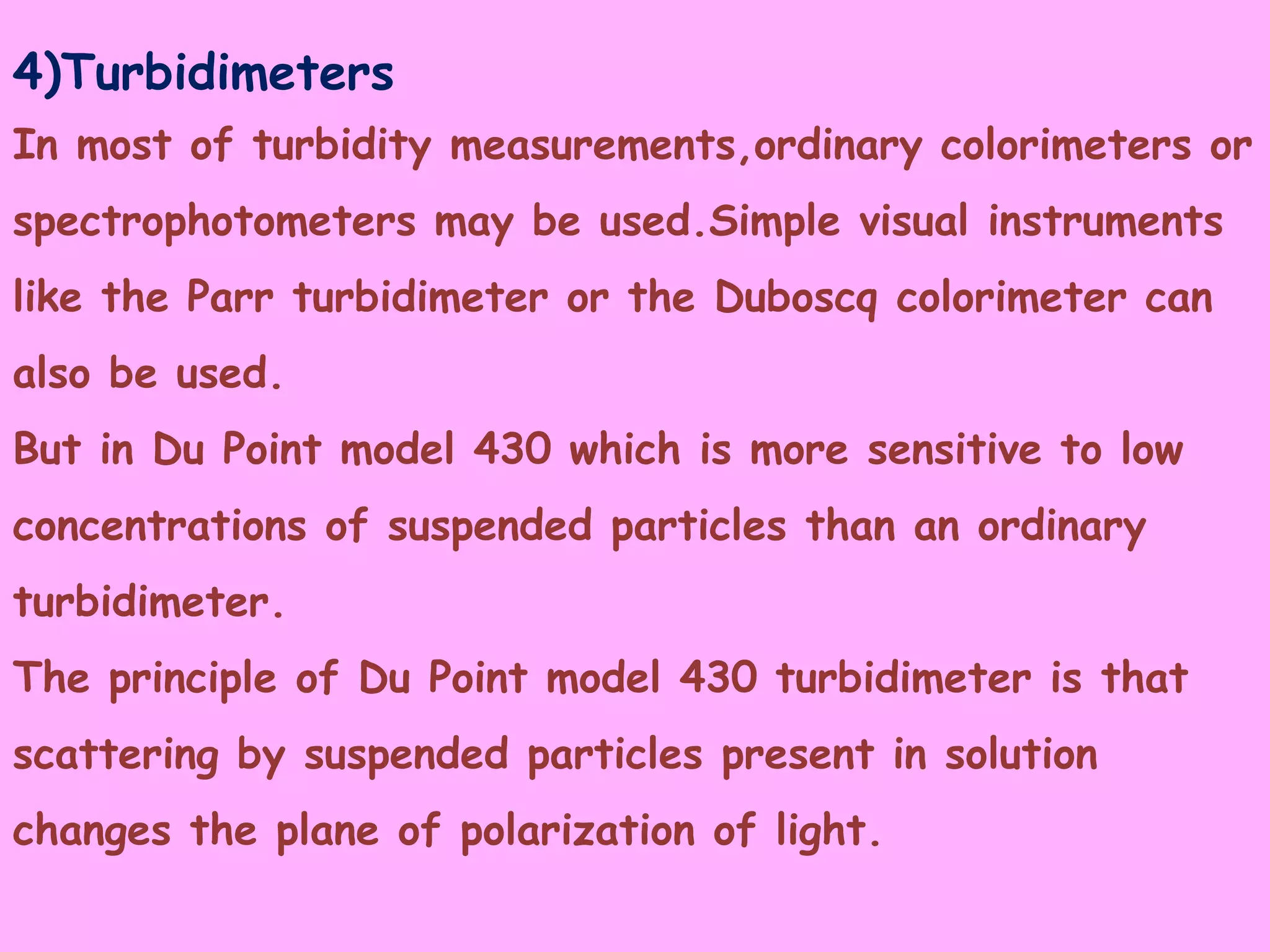 Nephelometry and Turbidimetry | PPTX