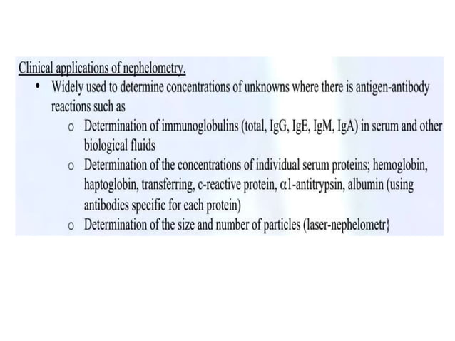Nephelometry and turbidimetry | PPTX
