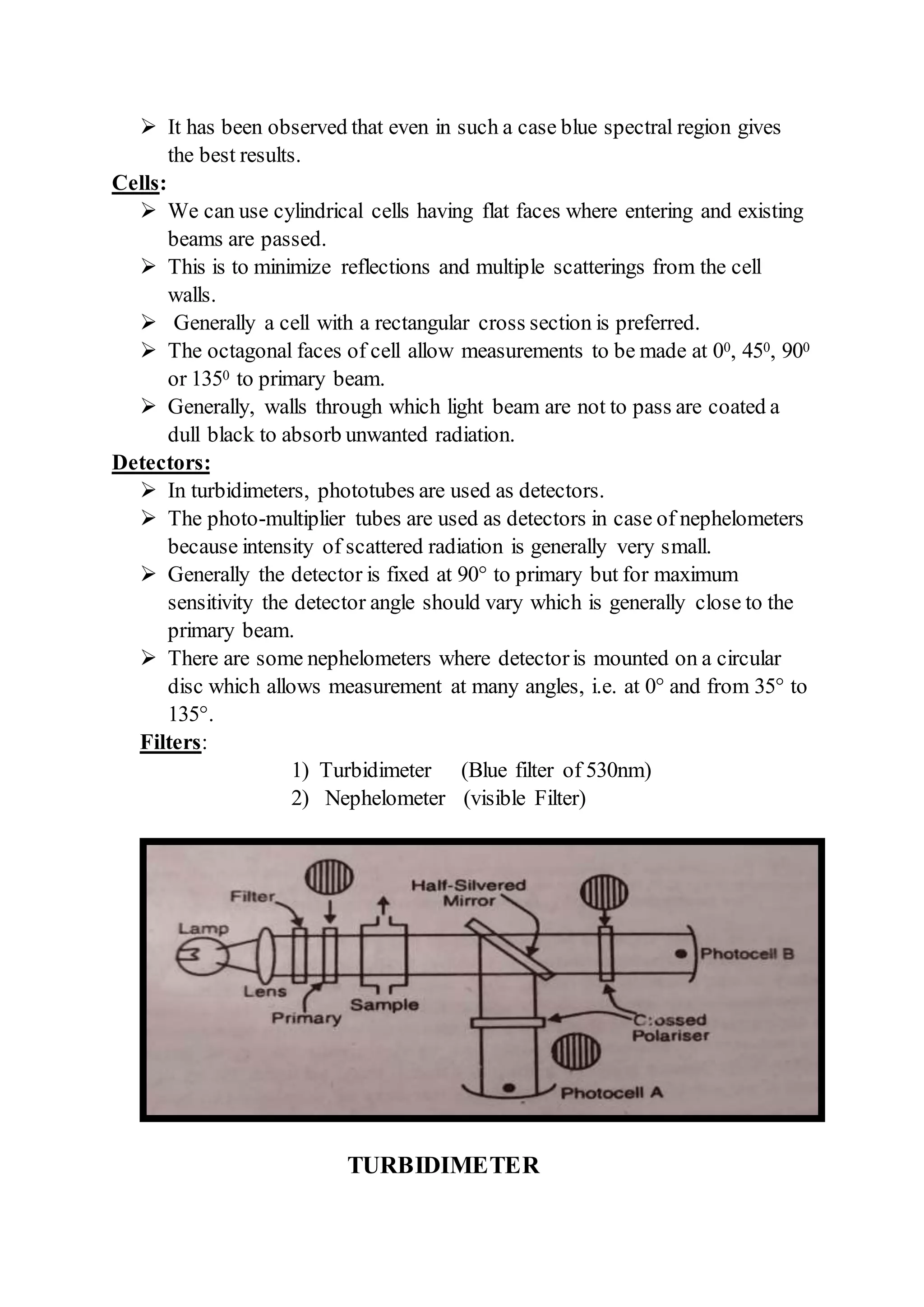 Nephelometry and turbidimetry | DOCX