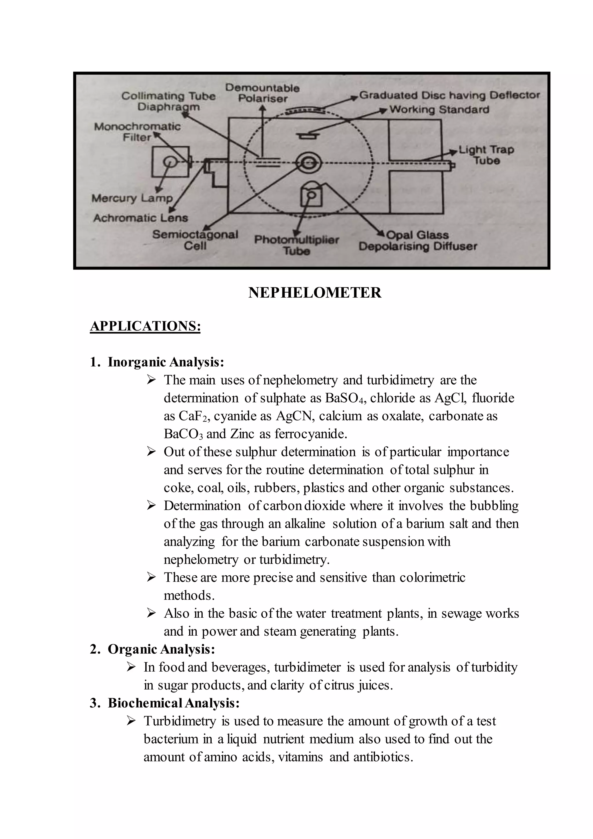 Nephelometry and turbidimetry | DOCX