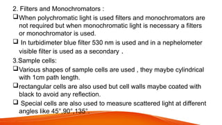 NEPHELOTURBIDOMETRY b.pharmacy college . | PPT