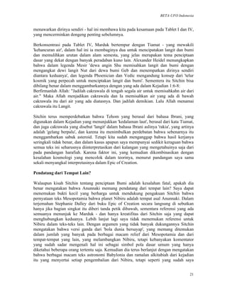 Nephilim - Teori dari Zechariah Sitchin | PDF