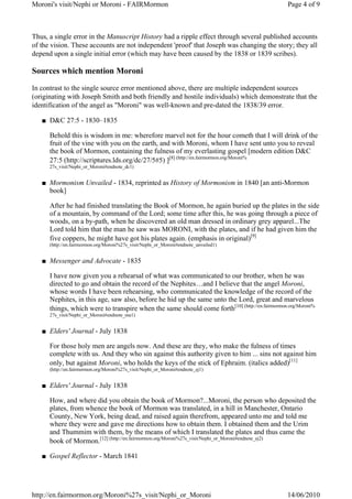 Nephi or Moroni | PDF