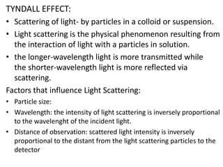 Nephlerometry and turbidimetry | PPTX