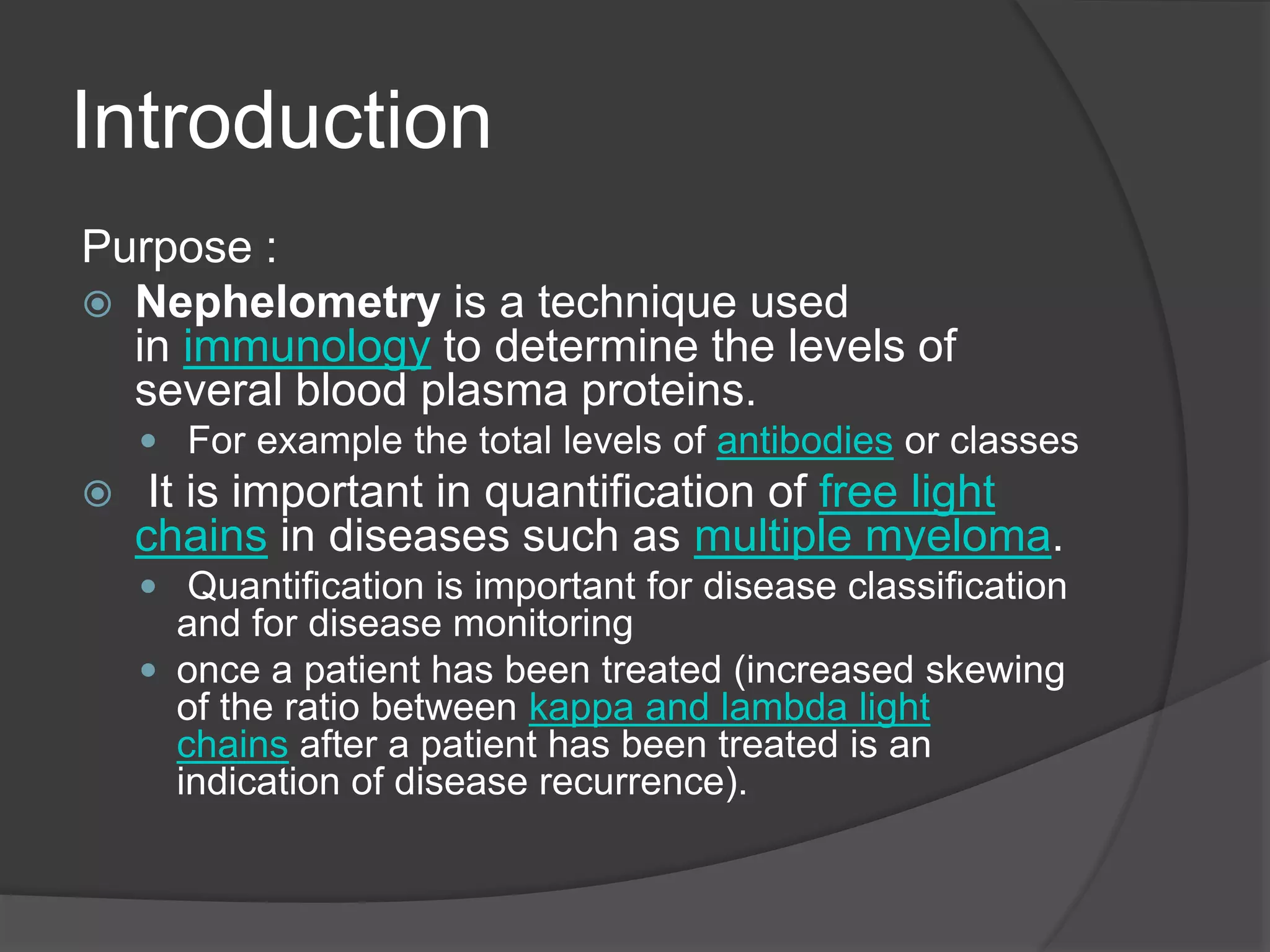 Nephlometery | PPTX