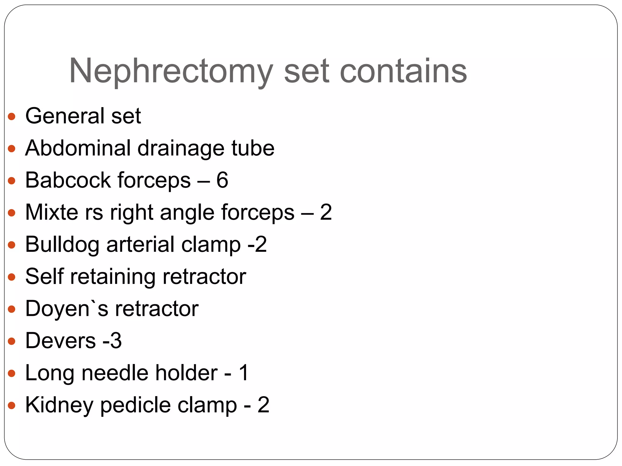 Nephrectomy | PPTX
