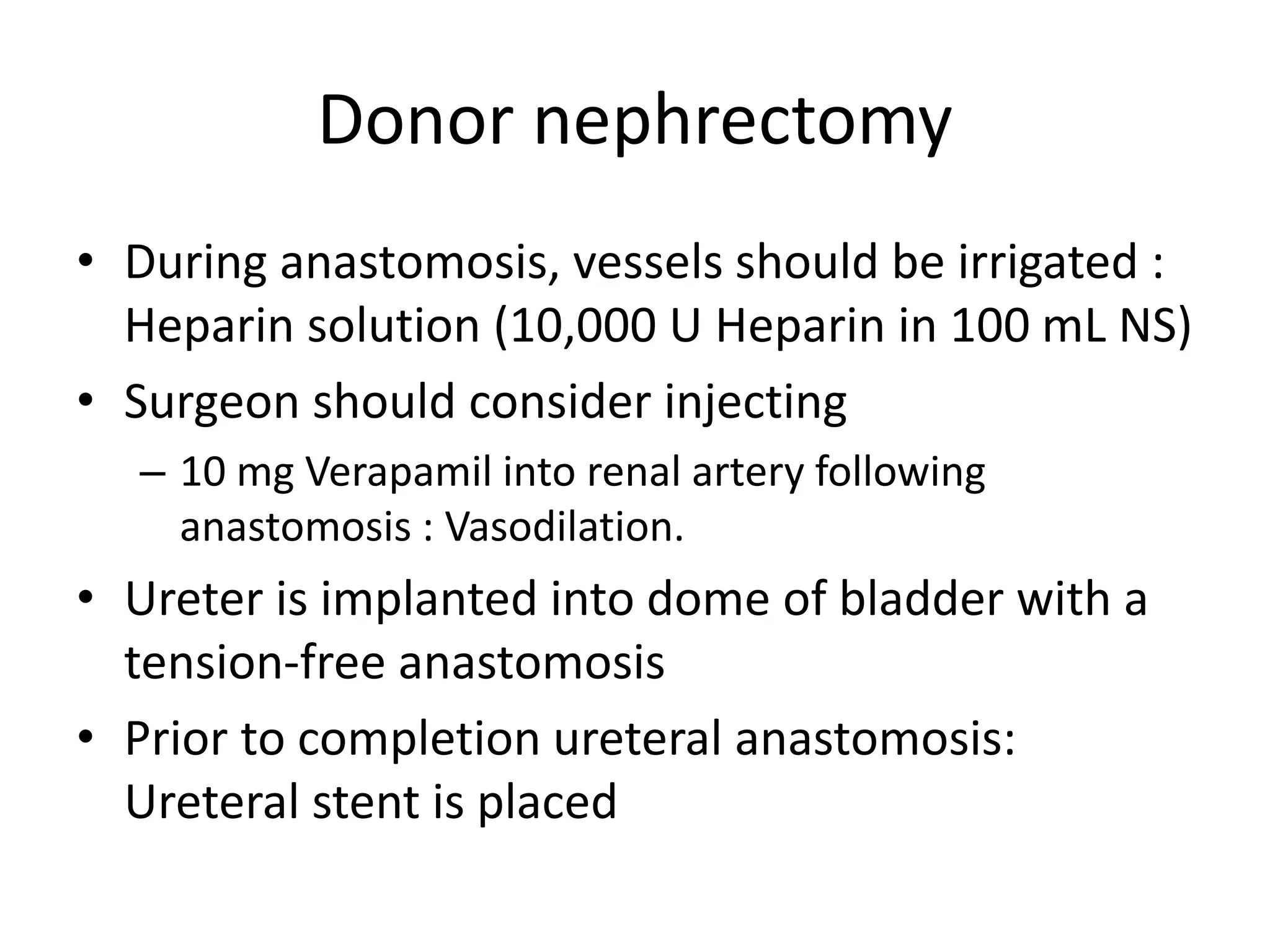 Nephrectomy : Operative Technique | PPTX