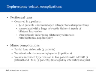Journal Club. Native nephrectomy prior to pediatric kidney ...