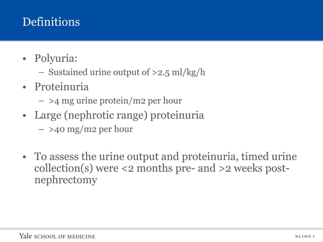 Journal Club. Native nephrectomy prior to pediatric kidney ...