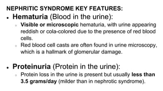 NEPHRITIC SYNDROME.Nephritic syndrome is a kidney disorder ...