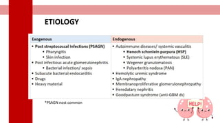 Glomerulonephritis | PPTX | Blood Disorders | Diseases and Conditions