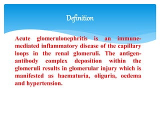 nephritis.bsc nursing third year kcon.... | PPTX