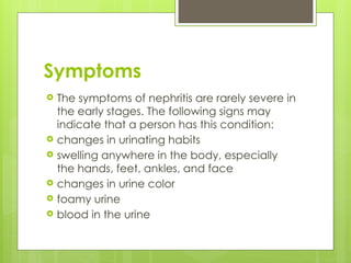 NEPHRITIS AND ITS NURSING MANAGEMENT pptx | PPTX