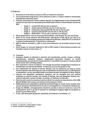 Uremia and Uremic Syndrome | DOCX