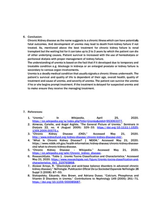 Uremia and Uremic Syndrome | DOCX