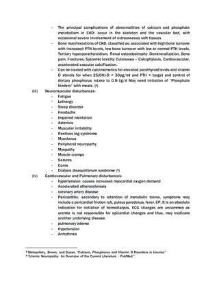 Uremia and Uremic Syndrome | DOCX